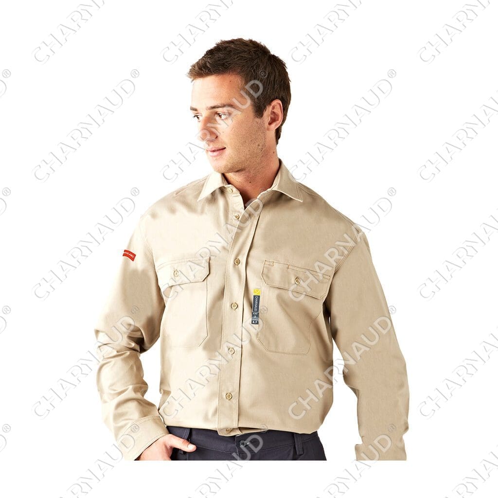 SURVIVE-ARC® 12.4 cal CAT 2 mens Khaki shirt